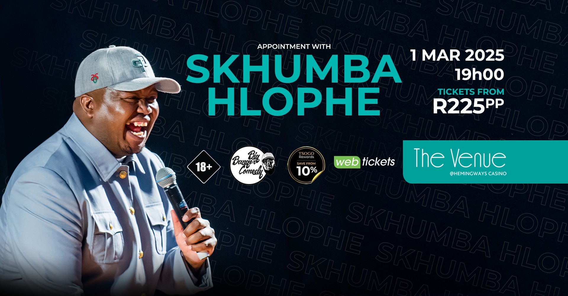 The Appointment With Skhumba Hlophe - Hemingways Casino